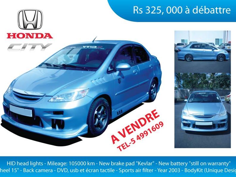 Used Honda City | 2003 City for sale | Port Louis Honda City sales ...