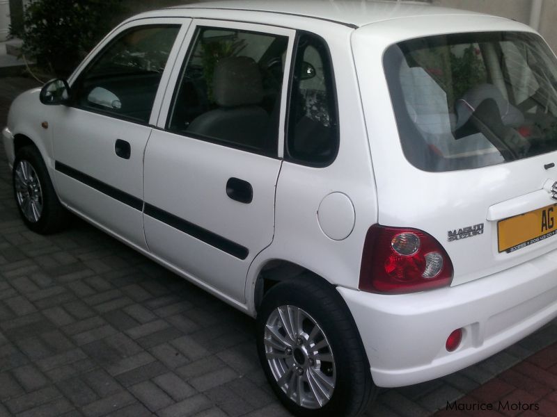 Modified White Maruti Zen